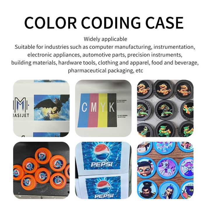 Automatic Industrial High-Speed CMYK Cylindrical UV Inkjet Color Label ...