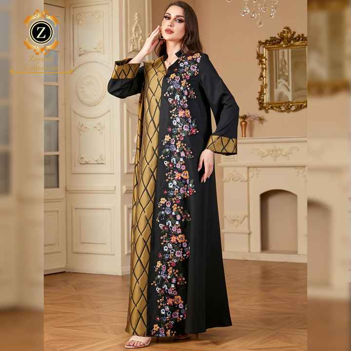 Zaynab Abaya Women Muslim Dress Elegant Chiffon Abaya Dress Islamic Clothing Chiffon Dubai Woman ...