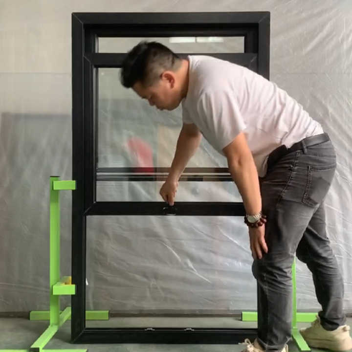 Custom Small Size Upward Pvc Window and Doors Vertical Sliding Window ...