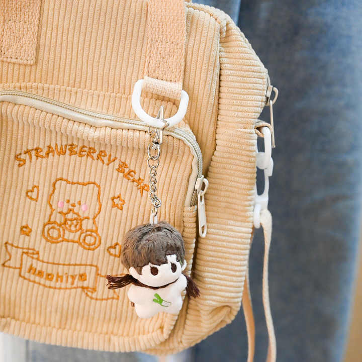 OEM ODM Customizable Plush Anime Doll Keyring Cartoon Character Stuffed ...