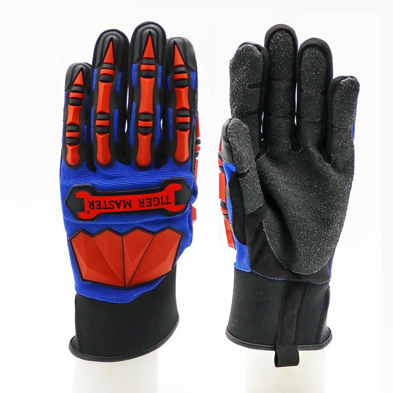 Blue Tiger Master Cut Level 5 Cut Resistant Anti Slip Mechanic Gloves ...