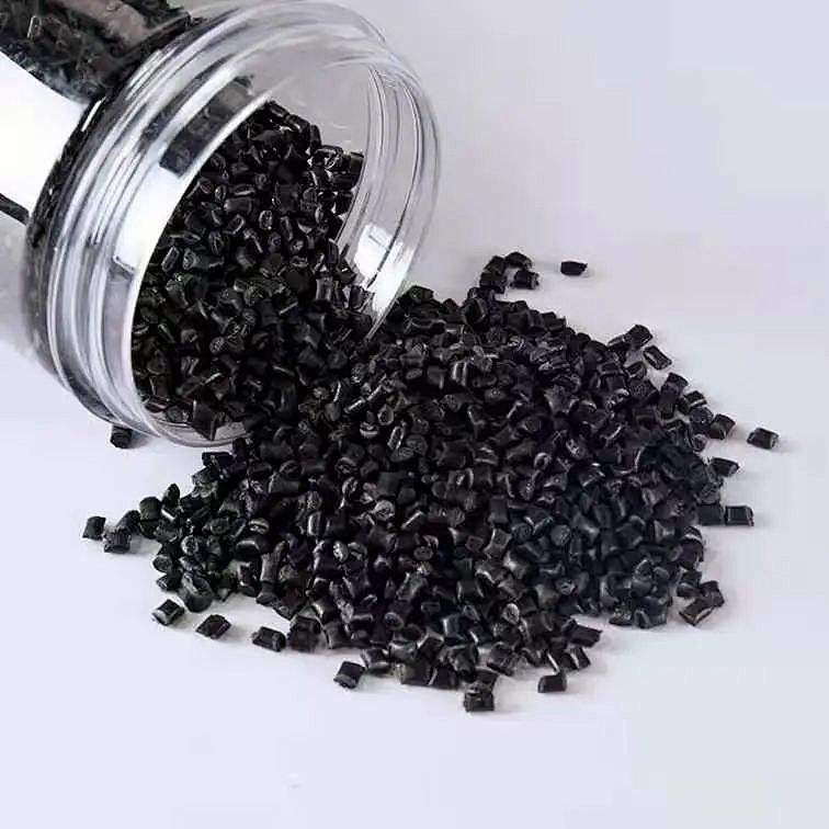 Carbon Black 10%-50% Black Plastic Masterbatch Manufacturers for Film ...