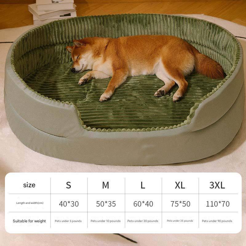 Factory Washable Four Seasons Universal Square Dog & Cat Bed Cave Solid ...