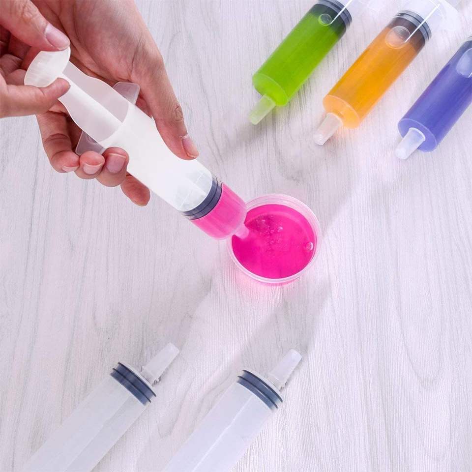 60ml Plastic Syringe for Jelly Shot Halloween Jelly Shot Syringes for ...