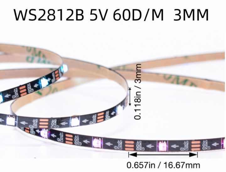 Strip Light SMD2020 Background Addressable WS2812B RGBIC Super Ultra ...