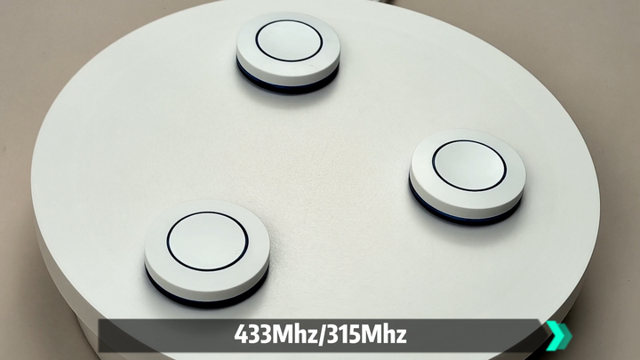 315 433mhz RF Wireless Remote Control Key Round Switch SOS