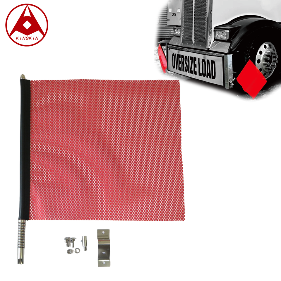 Waterproof PVC Red Safety Warning Flag for Truck Trailer Wide Load ...