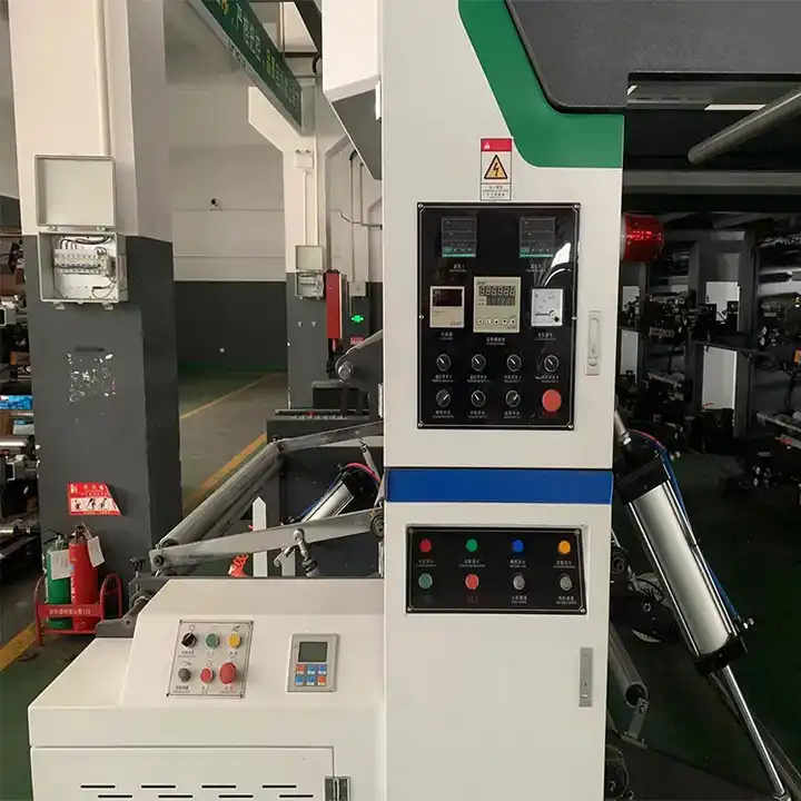 4 Color Stack Flexo Printing Machine Flexographic Printer Press Paper ...