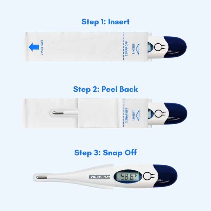 200 Pieces Digital Thermometer Probe Covers for Rectal & Oral Use