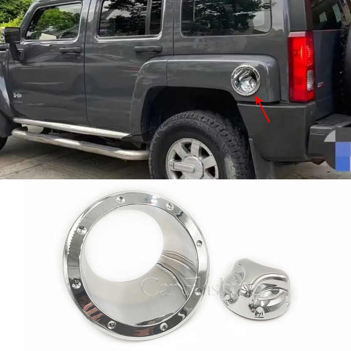 Coperchio del serbatoio del Gas combustibile per Hummer H3 2006 2007 2008 2009 2010 cornice cromata