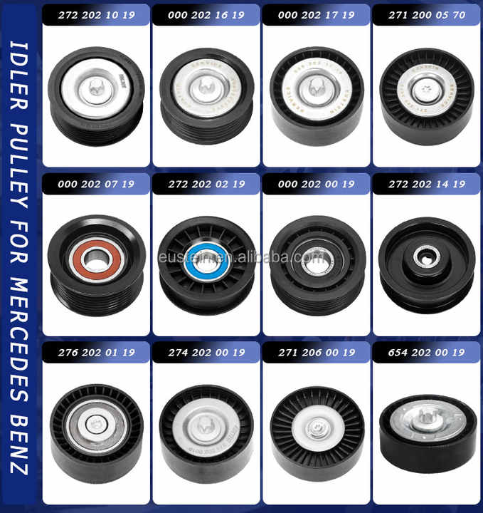 Belt Tensioner Idler Pulley for Mercedes-Benz W204/W212