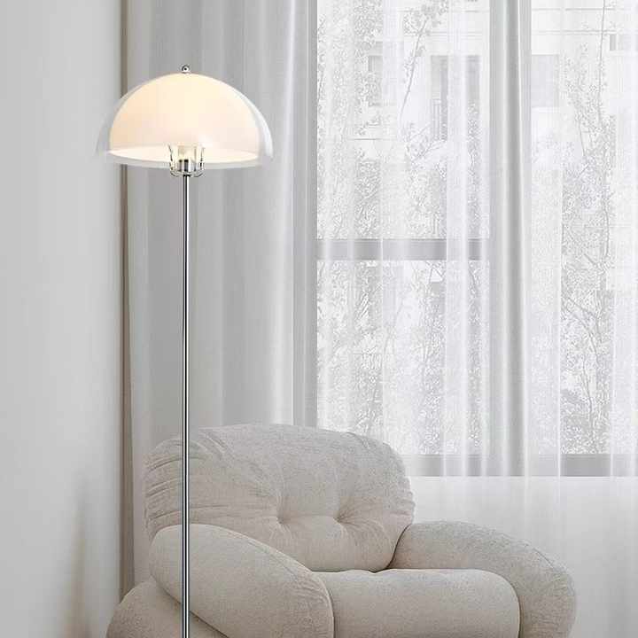 Modern Simple Floor Lamp Stand-up Lighting Next to Sofa Lighting Black ...