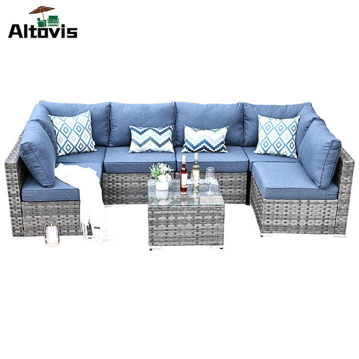 modern design all-weather backyard high garde terrace waterproof wicker ...