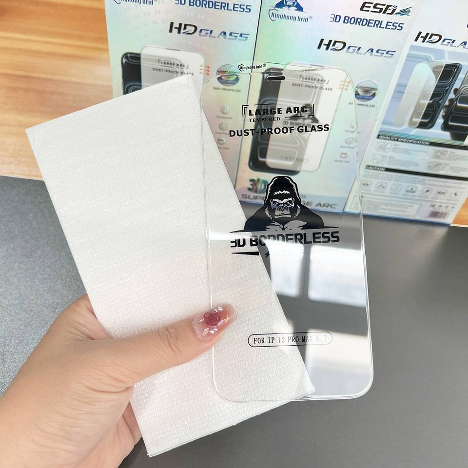 3D Borderless Large Arc ESD Dust-proof 9H Tempered Glass Screen ...