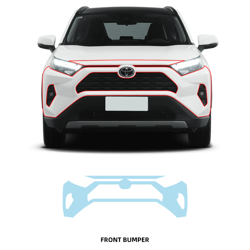 Pre-cut TPU Film for Toyota RAV4 - Anti-Scratch Protection