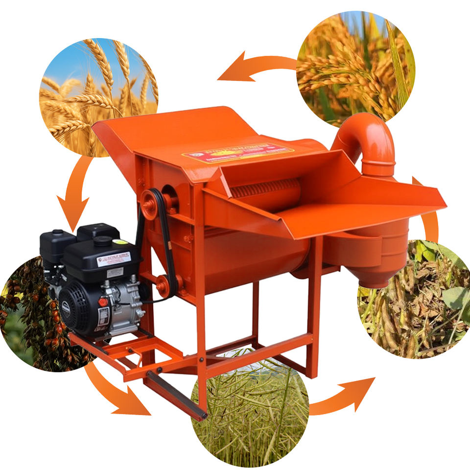 Farm-Use Millet Grain Sorghum Sheller Multi-functional Grain Shelling ...