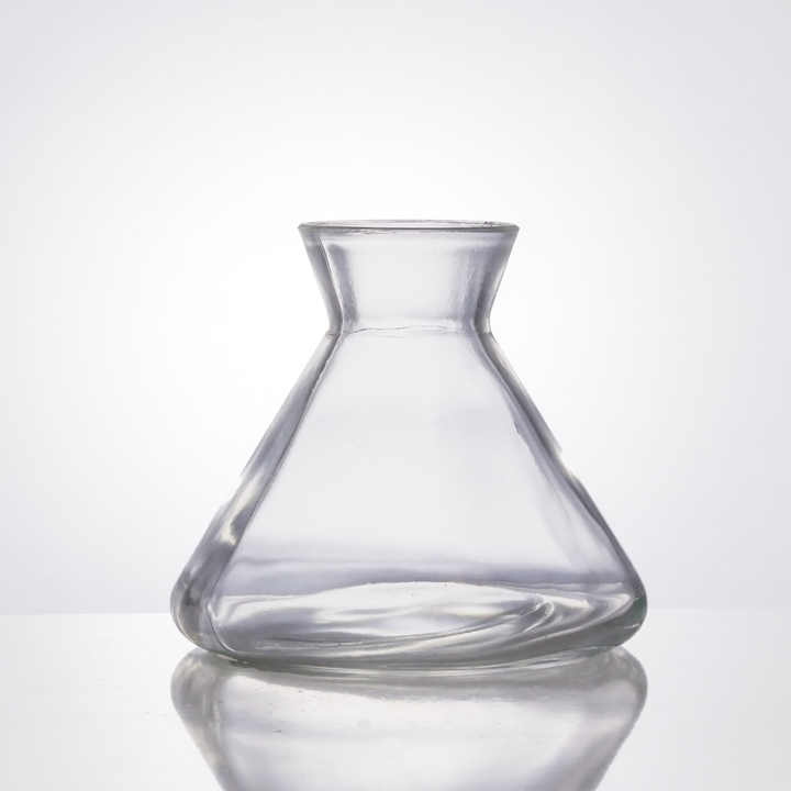 260ml 300ml Wide Mouth Glass Jar Custom Your Own Color Clear Conical ...