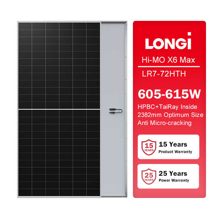 Hot Sales X6 Max 600W Photovoltaic Panels - Monocrystalline