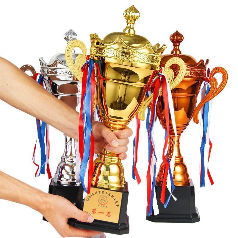 2025 Hot Selling Metal Grand Trophy for Sports Competition Gold Plated ...