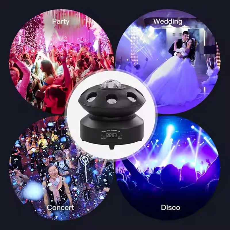 Redsun 60W Customized RGBW LED Projection Lights Flying Saucer Effect ...