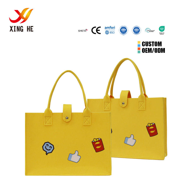 XingHe Reusable Customizable Soft Felt Handbag Durable Laptop Inner ...