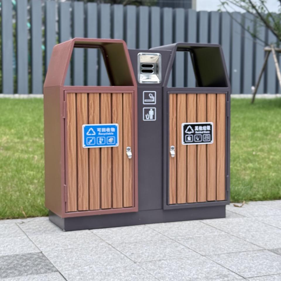 60L Capacity Galvanized Metal Classic Style Water Resistant Eco ...