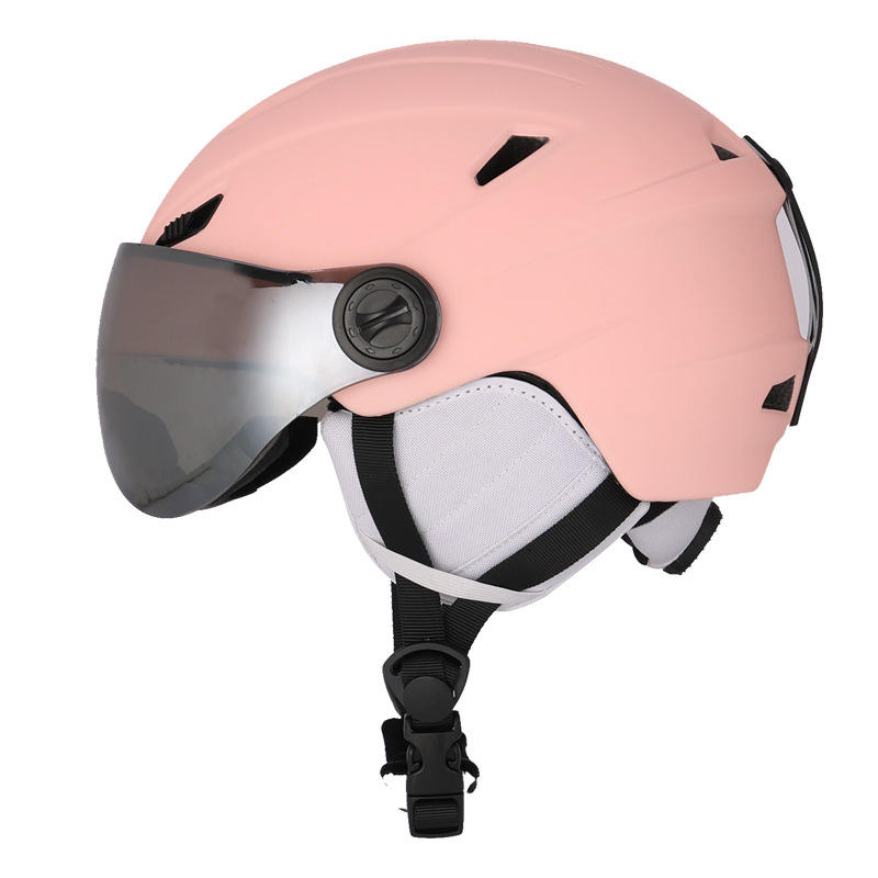 FEX Manufactured Brand Integrated PC Lens Ski Helmet with Outer Scratch ...