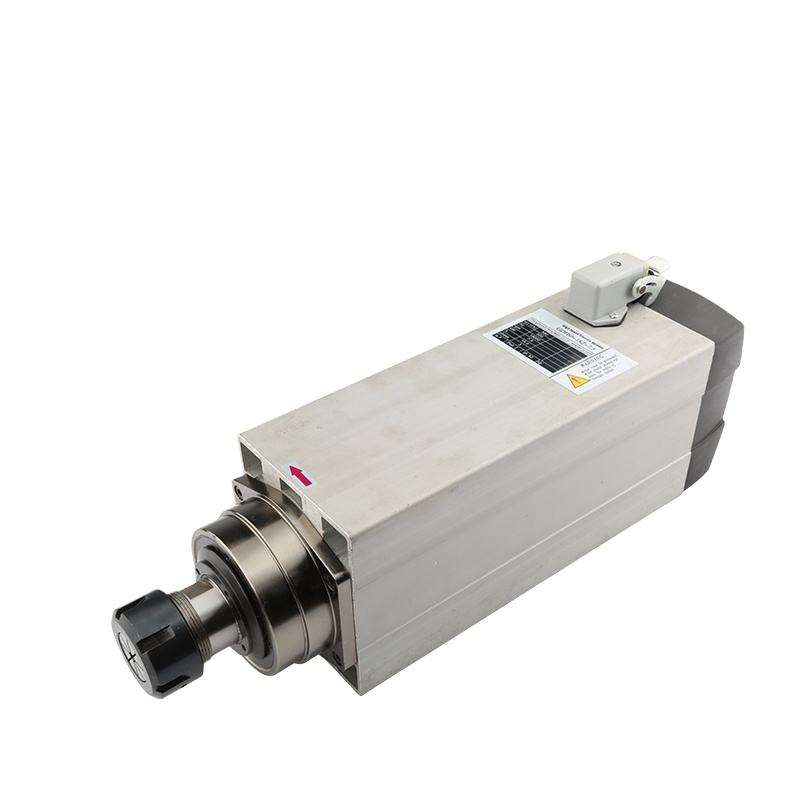 7.5KW 3 Phase 220V/380V Air Cooled CNC Spindle HYCNC GDF60 18Z ER32 ...