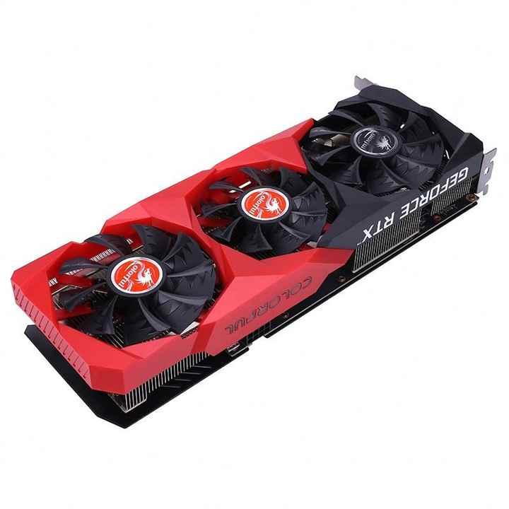 Used Graphics Card Colorful RTX 3060 Ti BATTLE AX 8G for Gaming Desktop ...