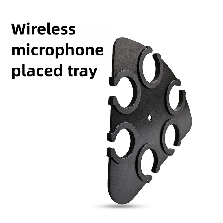 Microphone Storage Stand Tray Multi-functional Wired Wireless ...