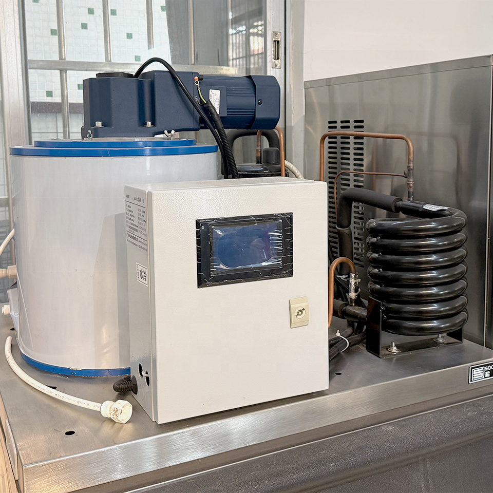 QP200 Commercial Ice Maker Machine 200kg/Day 1350W Air/Water Cooled ...