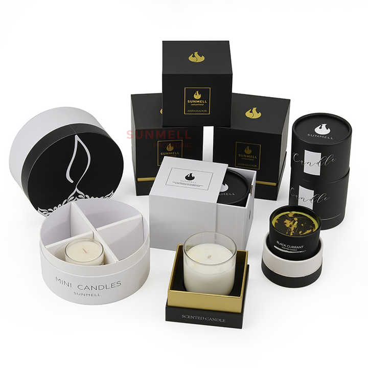 Custom Luxury White Candle Gift Box - Recyclable & Stylish