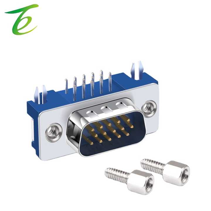 DB15 socket 3-row 15-pin VGA socket PCB socket 90 degree corner plug ...