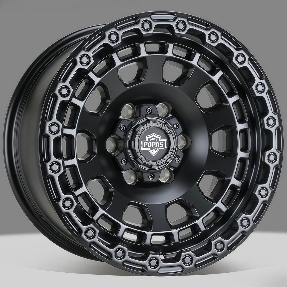 New A713 Flow Formed Matte Black Alloy Wheel Hubs 4x/5x PCD 100/108/114 ...