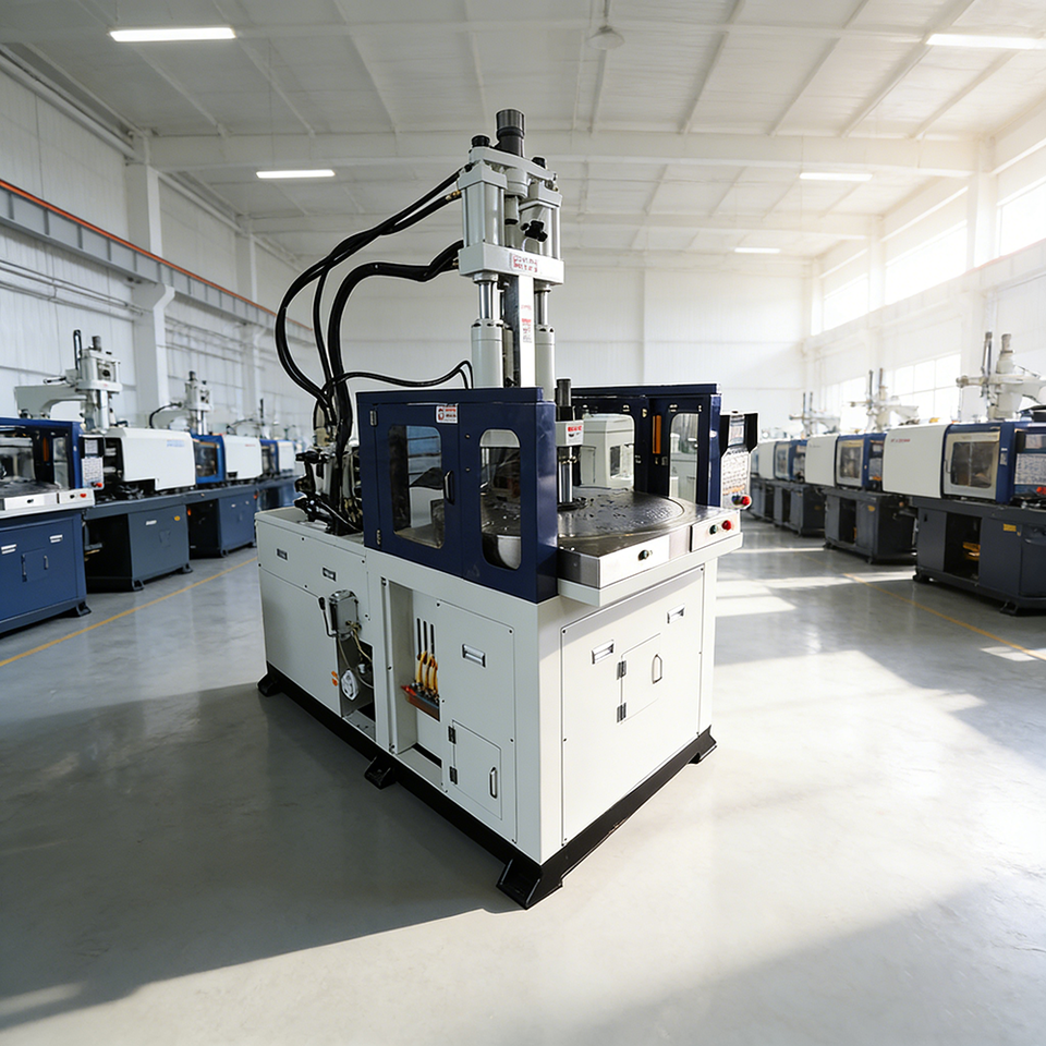 Hydraulic Rotary Vertical Injection Molding Machine for LED Lampshade ...