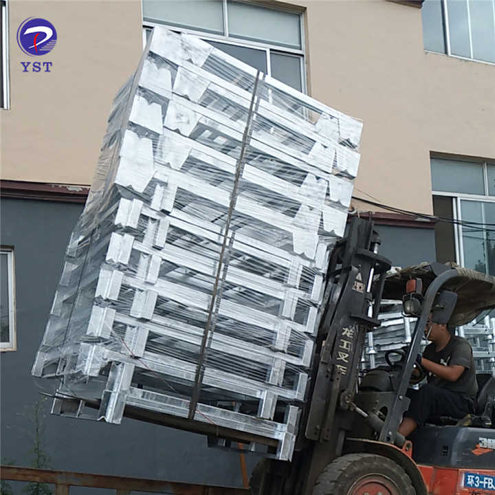 Transport Storage Stable Safe Warehouse Foldable Stackable Steel Pallet ...