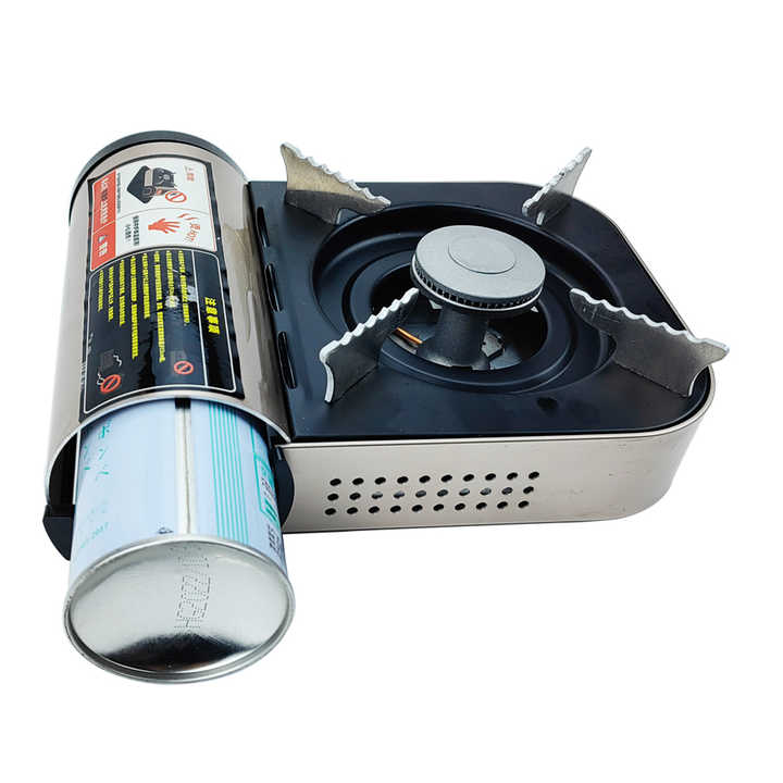Mini portable burner alone portable butane gas stove outdoor camping ...