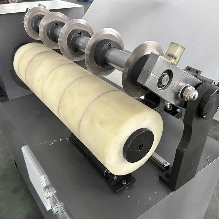 Paper Core Tube Pipe Semi Automatic Slitting Machine with 1inch,2inch ...