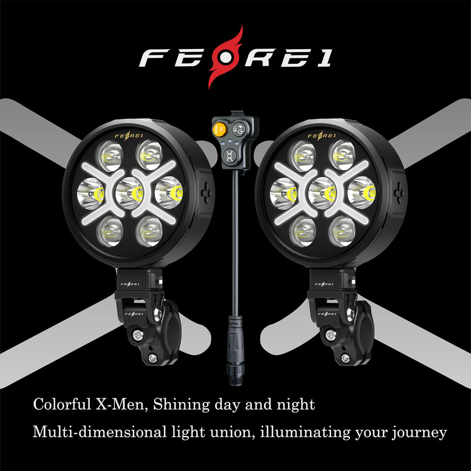 Ferei FM1300 Professional Super Auxiliary Motorcycle LED Light
