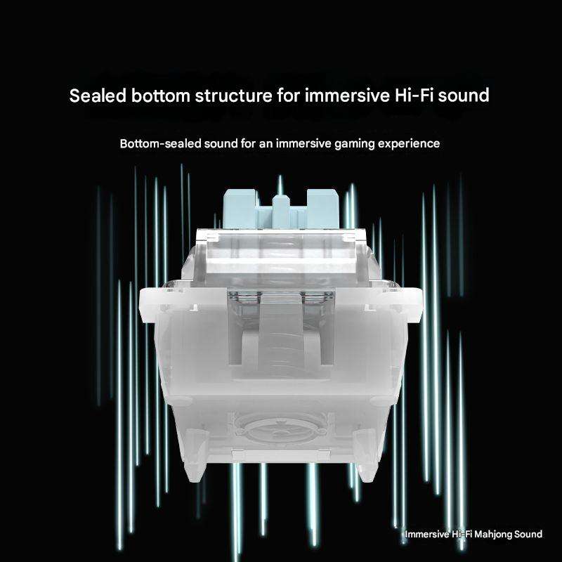 Magnetic Switch White Jade Magnetic Switch Keyboard DIY Outemu Switches ...