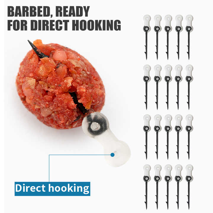 LUSHAZER 20pcs/bag Carp Fishing Hook Sting Pin Fish Bait Spike Hanging ...