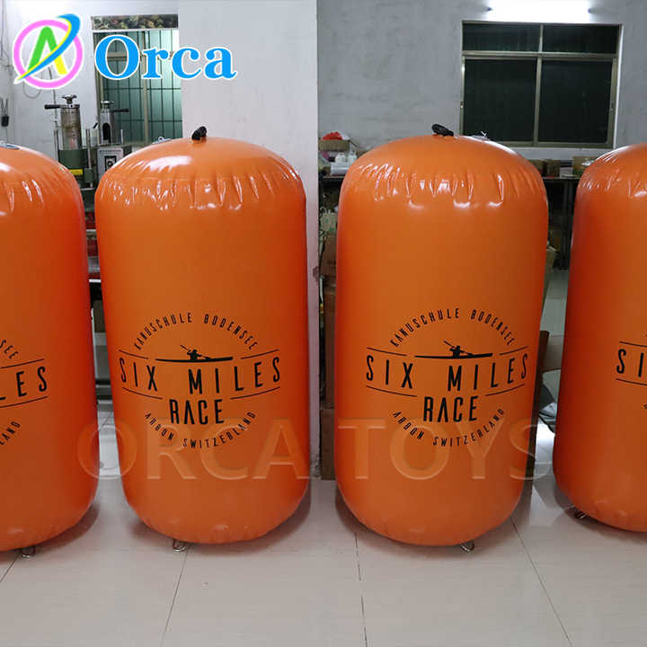 Inflatable Float Trigonal cylinder tetragonal PVC Swim Buoy Pyramid ...