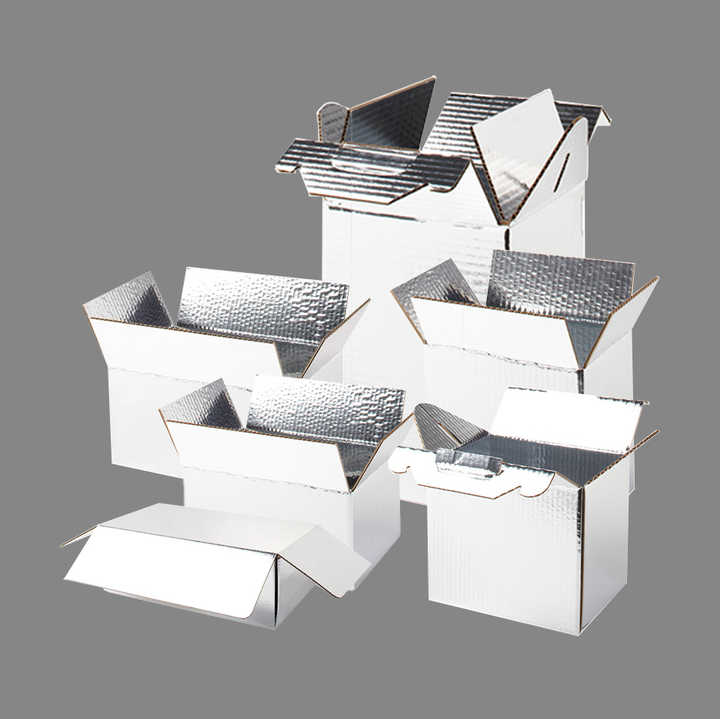 Customized White Fresh Thermal Insulated Cooler Shipping Box Corrugated ...