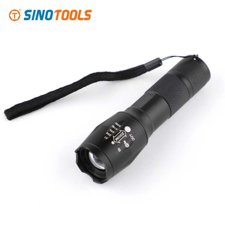 Linterna LED Tactical Flashlight - Long Range & Rechargeable