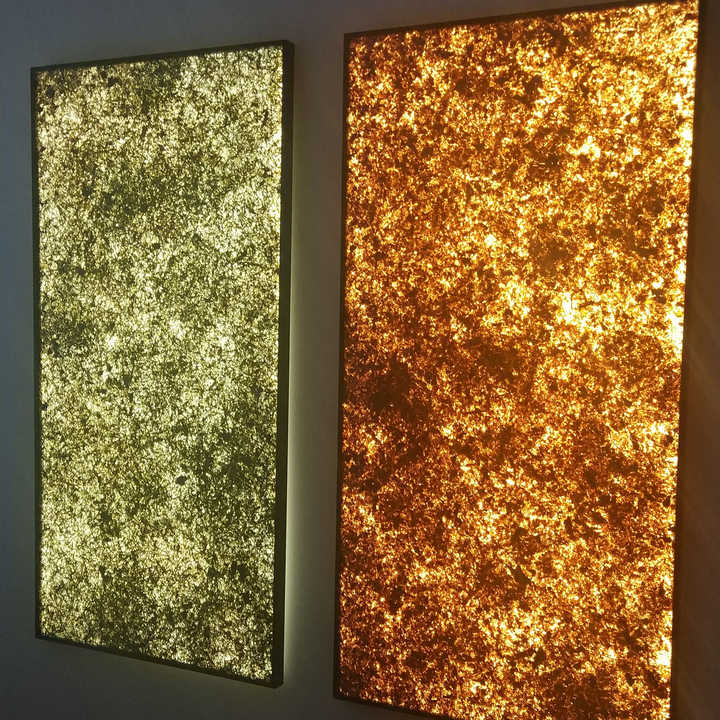 Custom Sizes Transparent Acrylic Sheet Laser Marble Decoration LED Slim ...