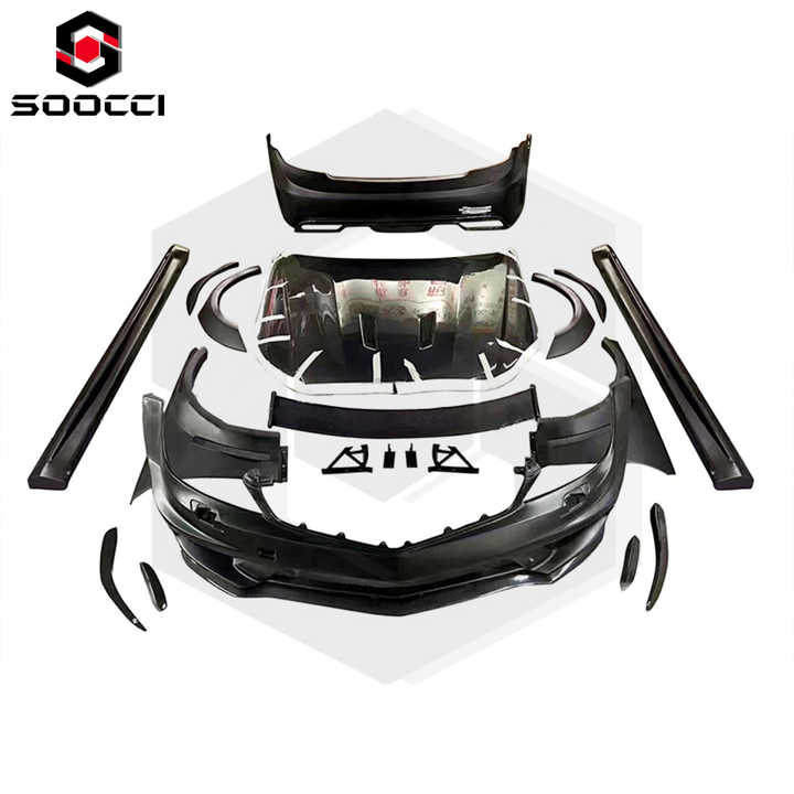 W204 C63 Black Series Style Wide Body Kit for Mercedes-Benz C-class