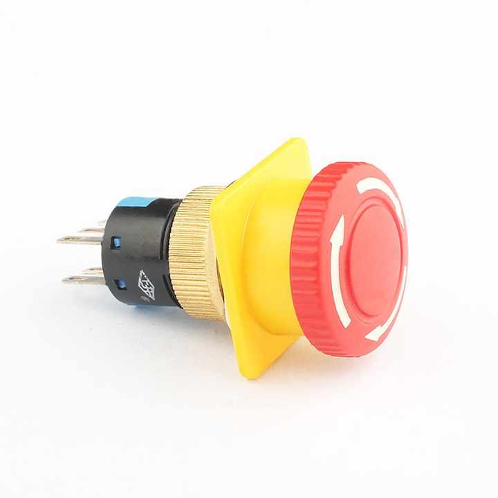 The Most Popular 16mm IP44 Mushroom Emergency Stop Push Button Switch ...