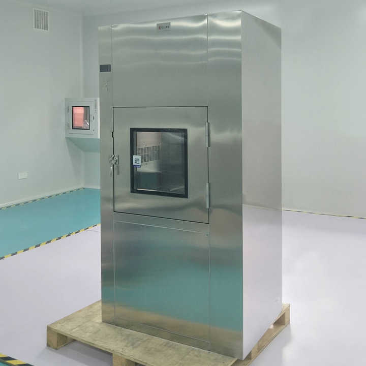 Cleanroom Pass Box Dynamic Operation Display Hooked Mechanical ...
