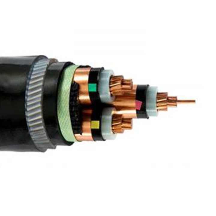 11kv 22kv Medium Voltage Cu XLPE PVC Insulated Yjlv32 Swa Armored Underground Power Cable Price ...
