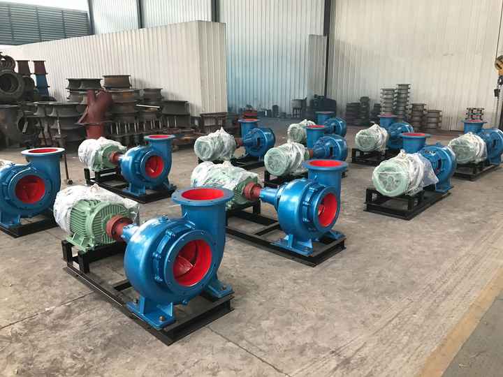 HW High Pressure Mixed Flow Pump Horizontal Snail Type Farmland Water ...